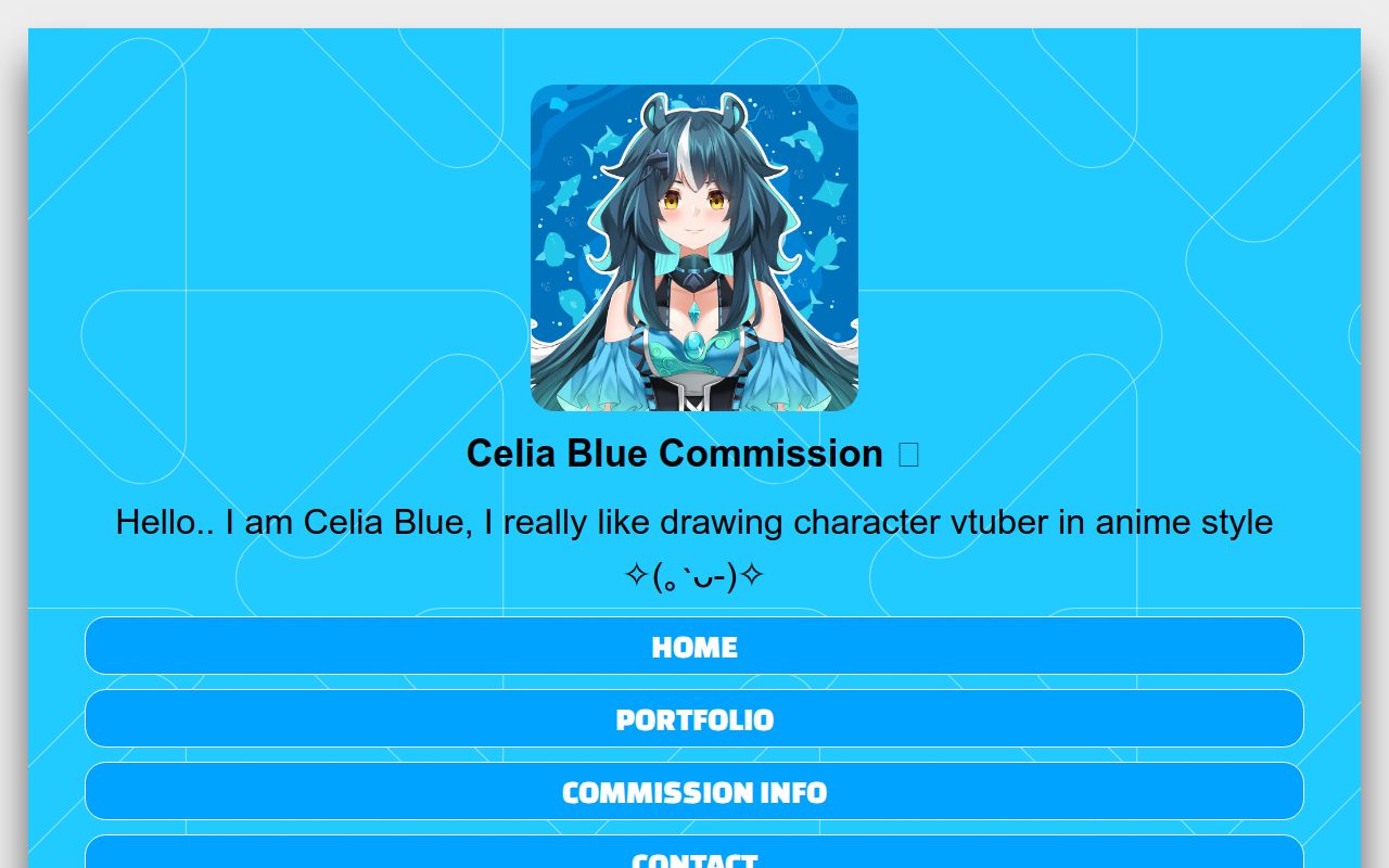 Celia Blue Commission